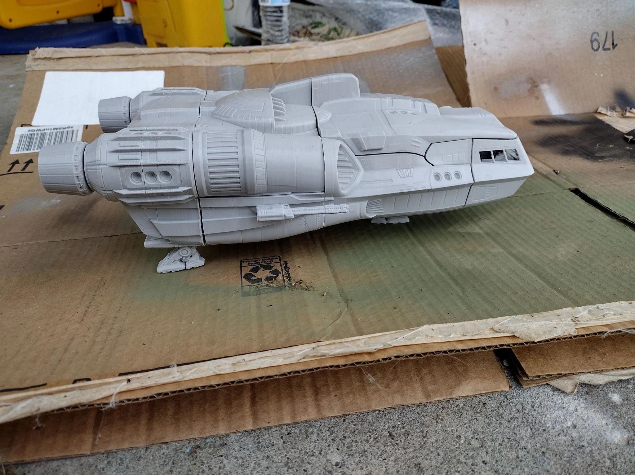 2nd Dynasty Shuttle Alpha - 28mm - Printed to Order - Playable Interior ...