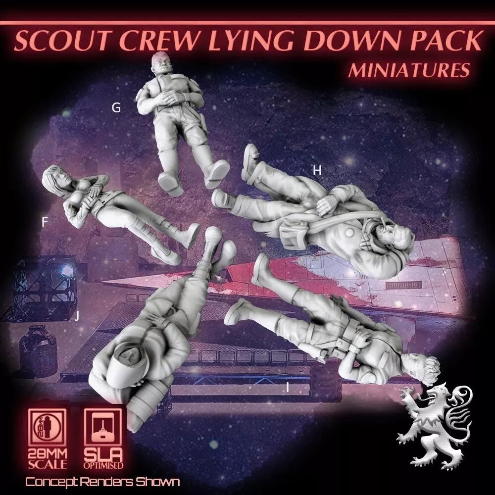 2nd Dynasty - 3D Printed Scout Crew Pack - Miniature - 28mm - Printed ...