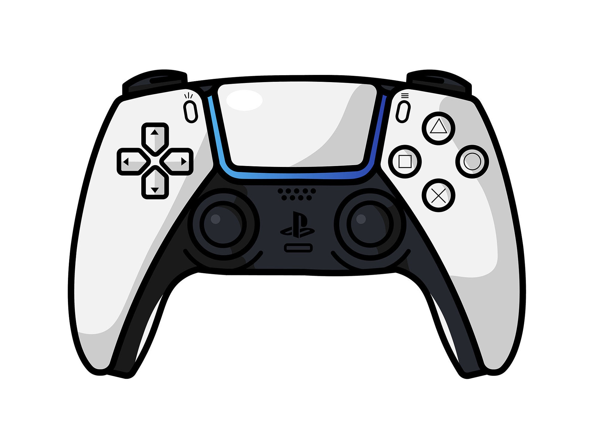 Video Game Controller SVG Playstation 5 Files Games PNG JPG Etsy Finland