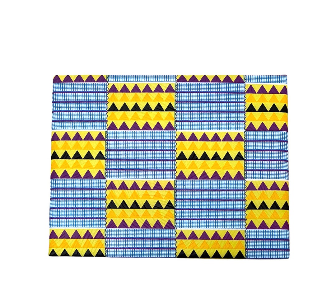 African Kente Wall Art on Canvas/ African Culture Art/ankara Wall Art ...