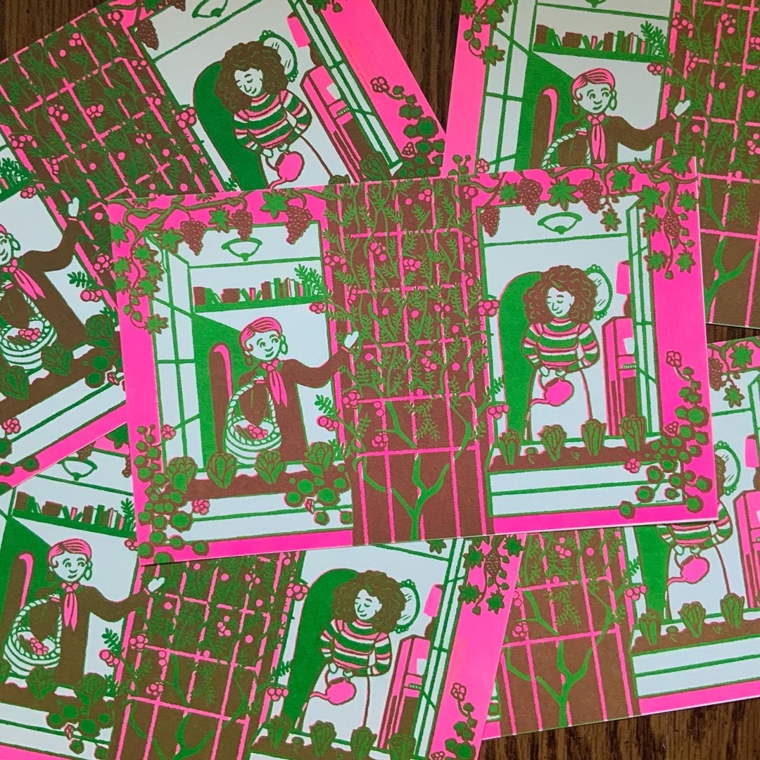 Limited Edition RISO Print Illustration - Etsy