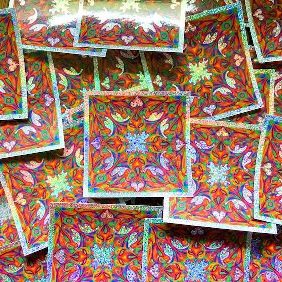 Psychedelic Sticker - Etsy