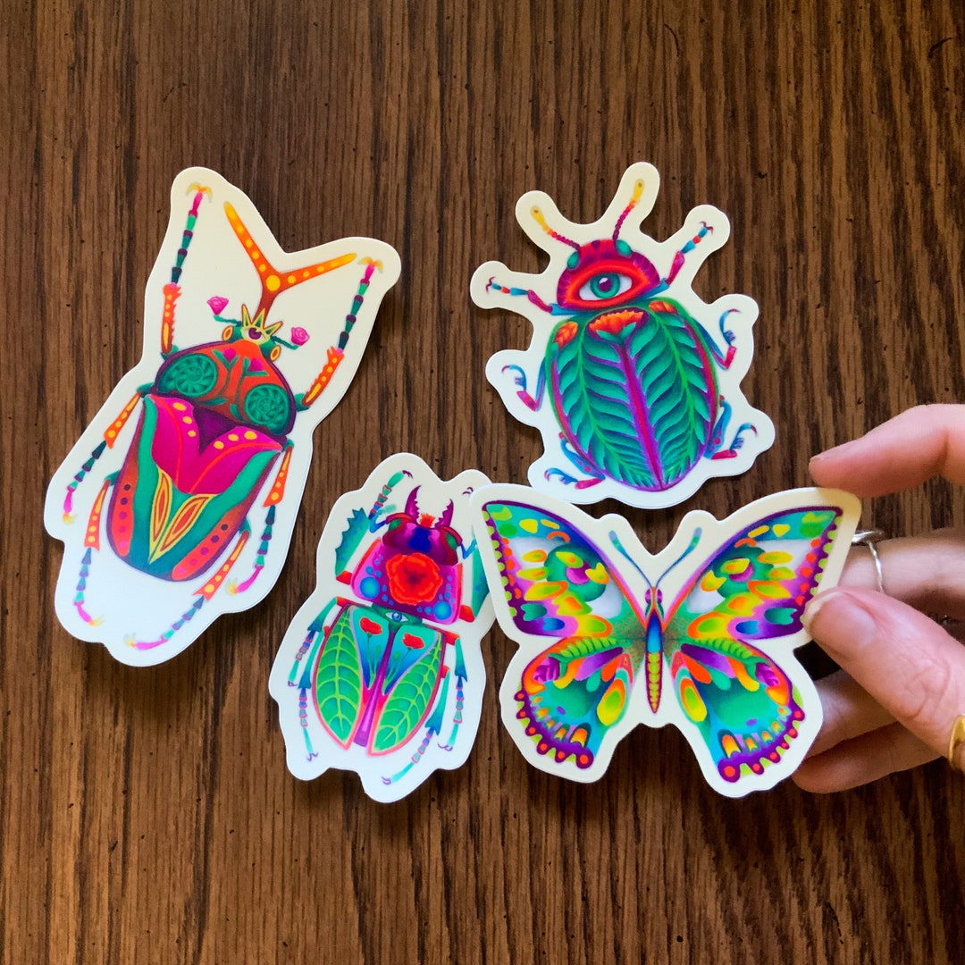 Die Cut Insect Sticker Pack - Etsy Canada