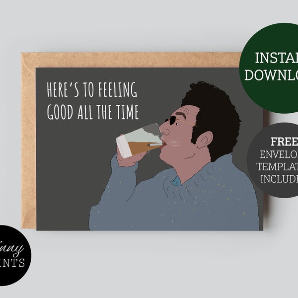 Kramer Birthday Card - Etsy