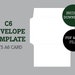 Printable Envelope Template | C6 Envelope Template | Envelope for A6 ...