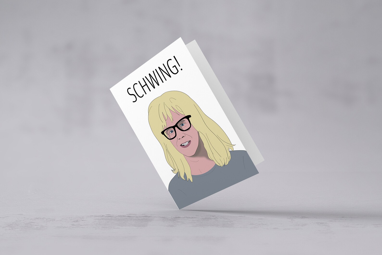 Wayne’s World Printable Greeting Card | Schwing Quote | 90’s Movie ...