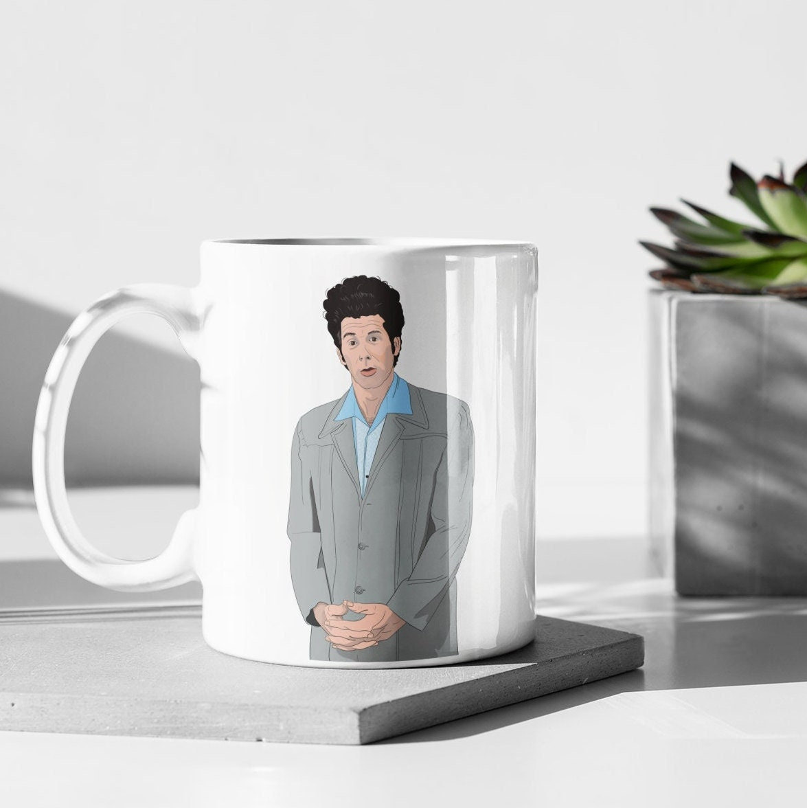 Seinfeld Coffee Mug the Kramer Painting 90's Sitcom Mug - Etsy