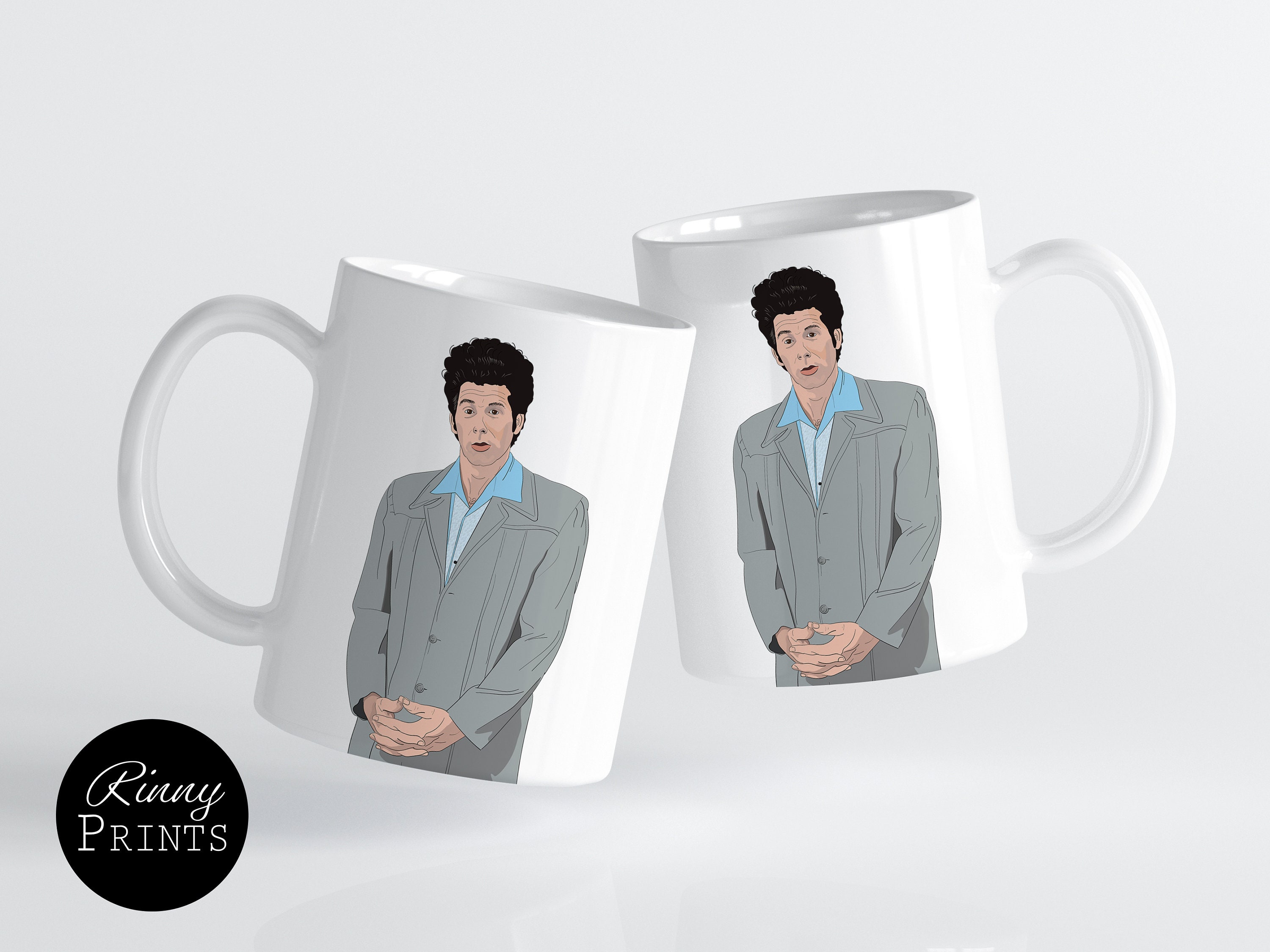 Seinfeld Coffee Mug the Kramer Painting 90's Sitcom Mug - Etsy
