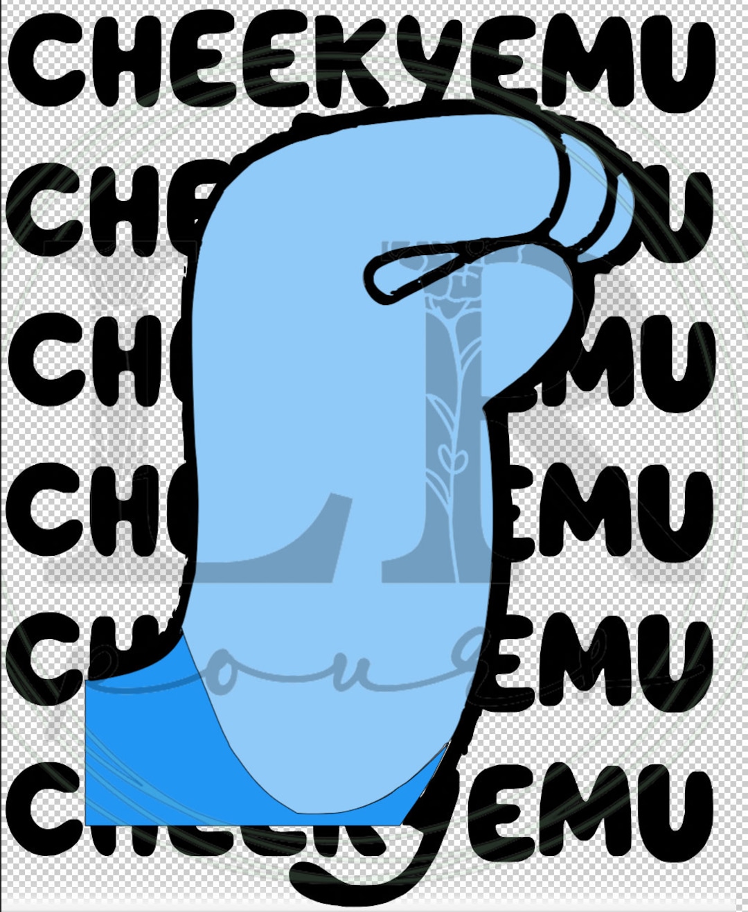 Bluey Inspired "cheeky Emu" - Etsy