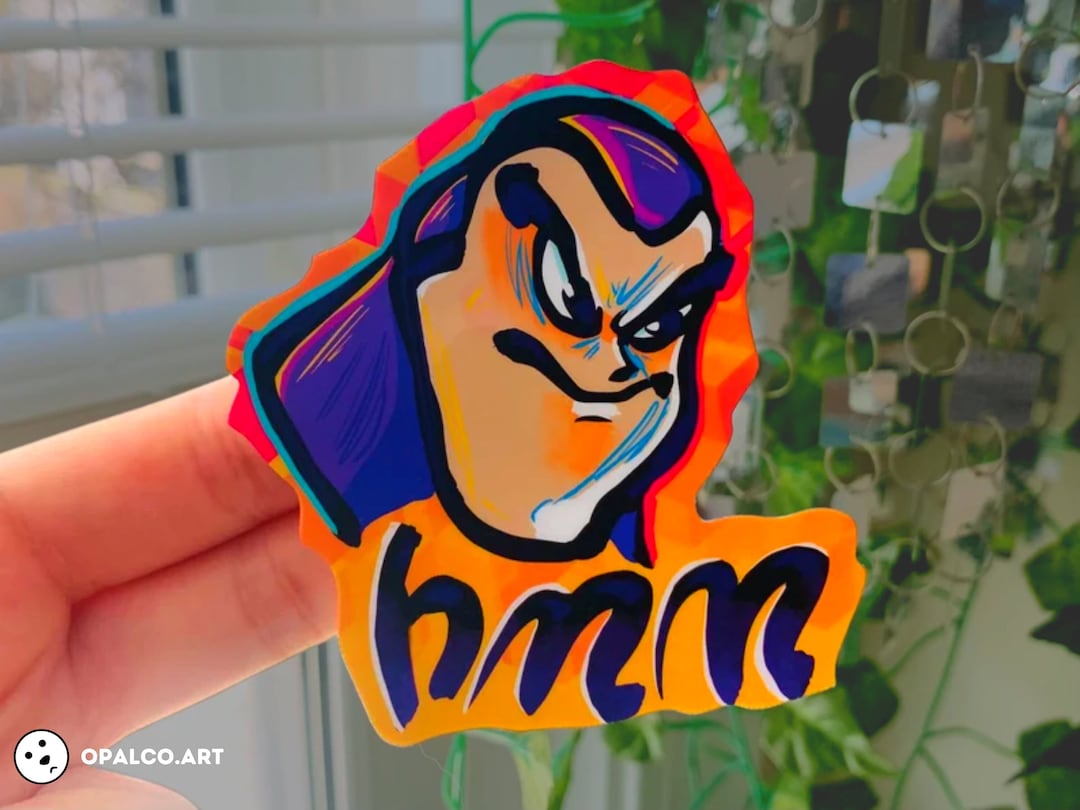 Hmm Buzz 3-inch Reaction Image Funny Meme Vinyl Cartoony - Etsy