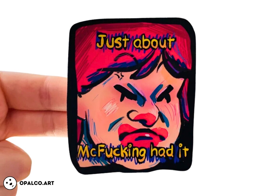 Just About Mchad It 3-inch Reaction Image, Funny Meme, Vinyl Cartoony ...