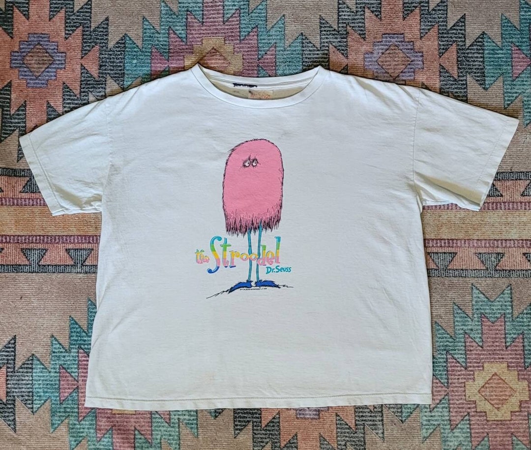 Vintage Dr Seuss THE STROODEL Graphic White T-shirt - Etsy