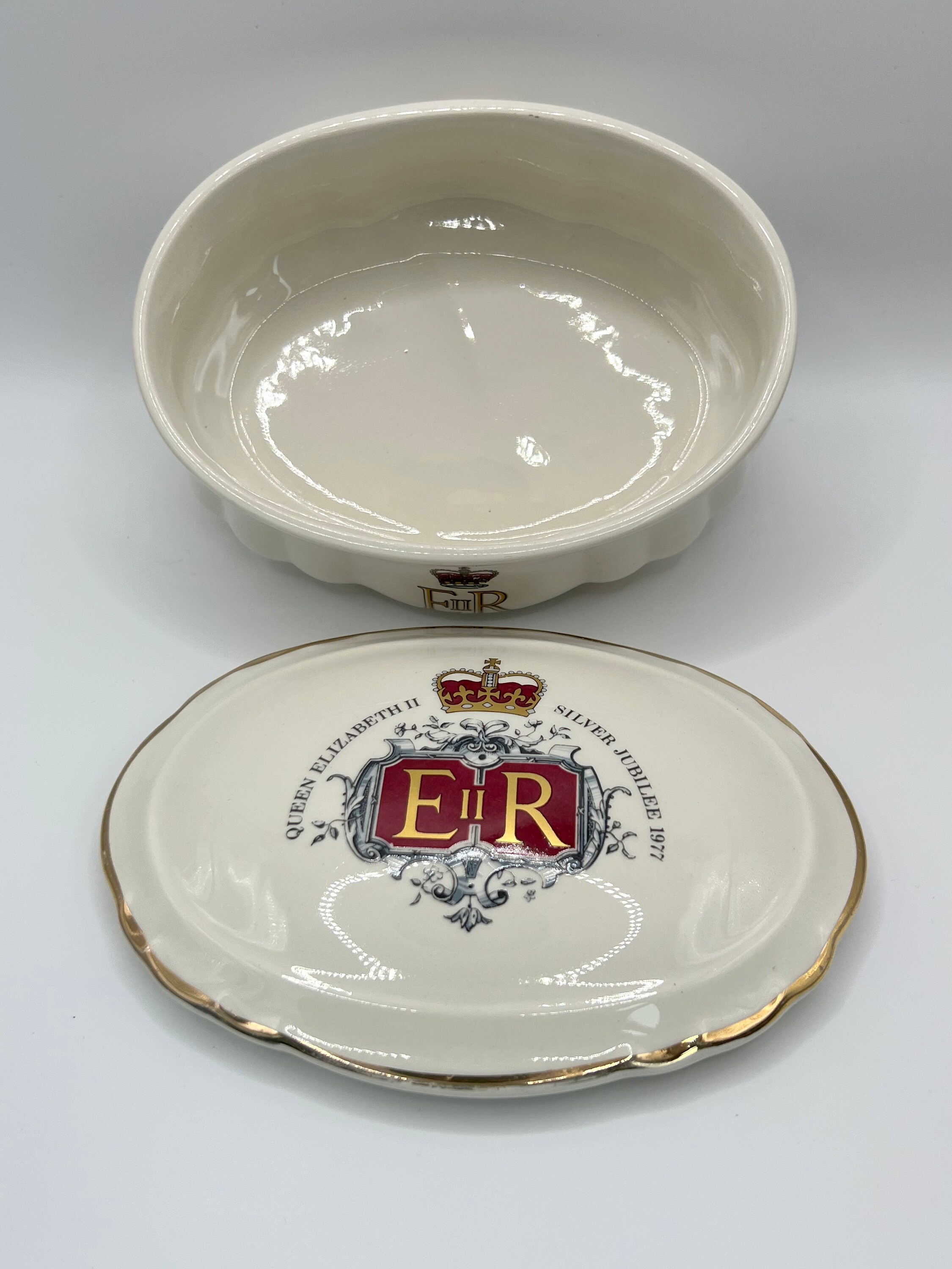 Vintage 1970s Lord Nelson Pottery Silver Jubilee Queen Elizabeth II ...