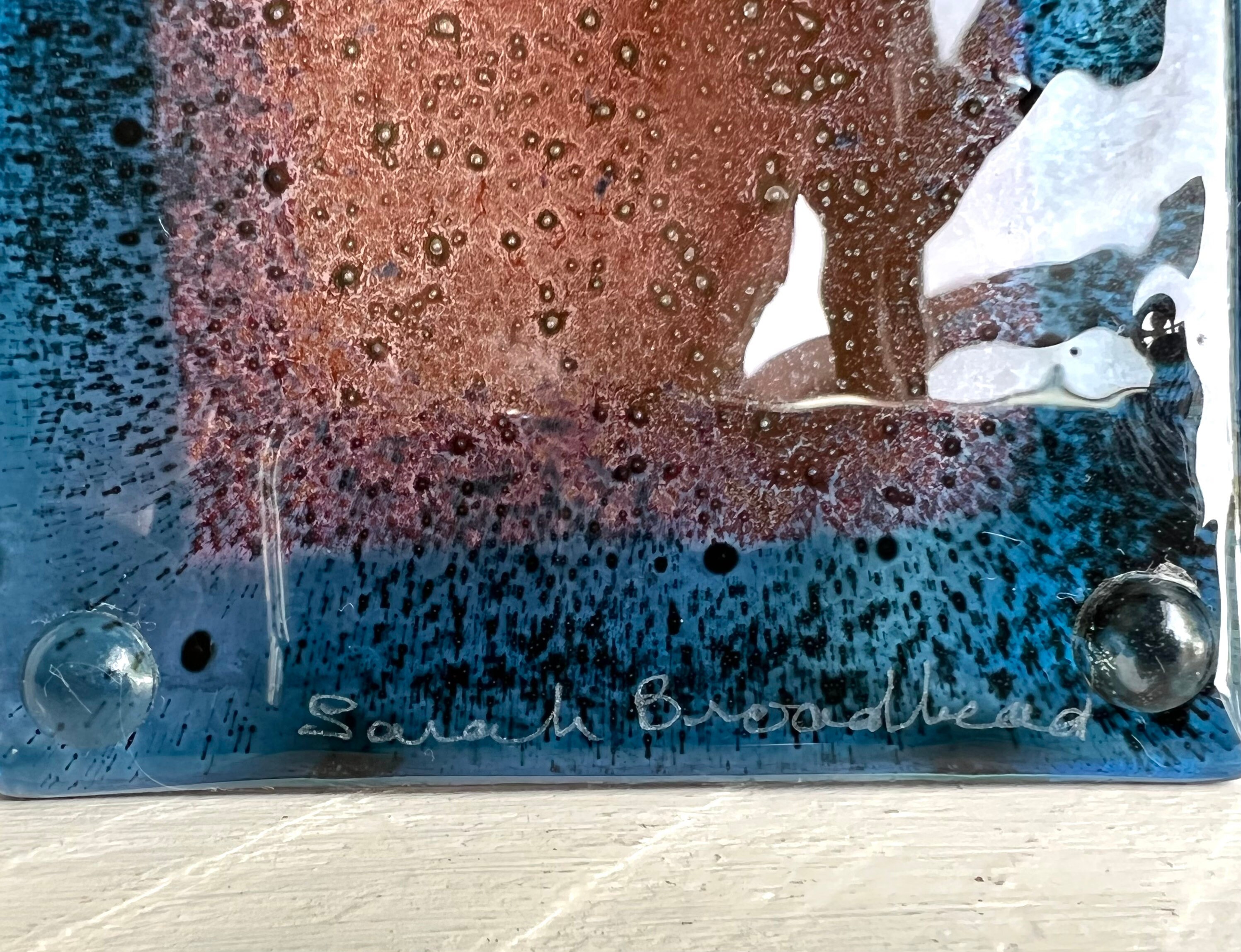 Sarah Broadhead Art Glass Pair of Coasters Handcrafted Glass - Etsy