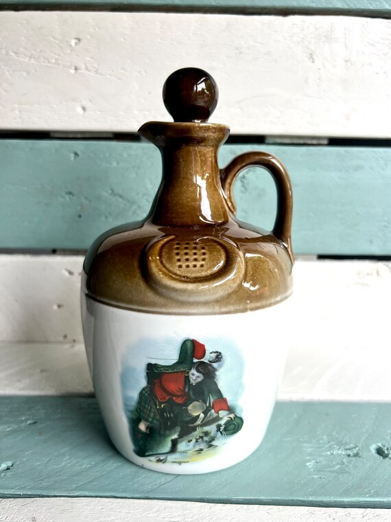Vintage Scotch Whisky Flagon Decanter Montrose Potteries - Etsy