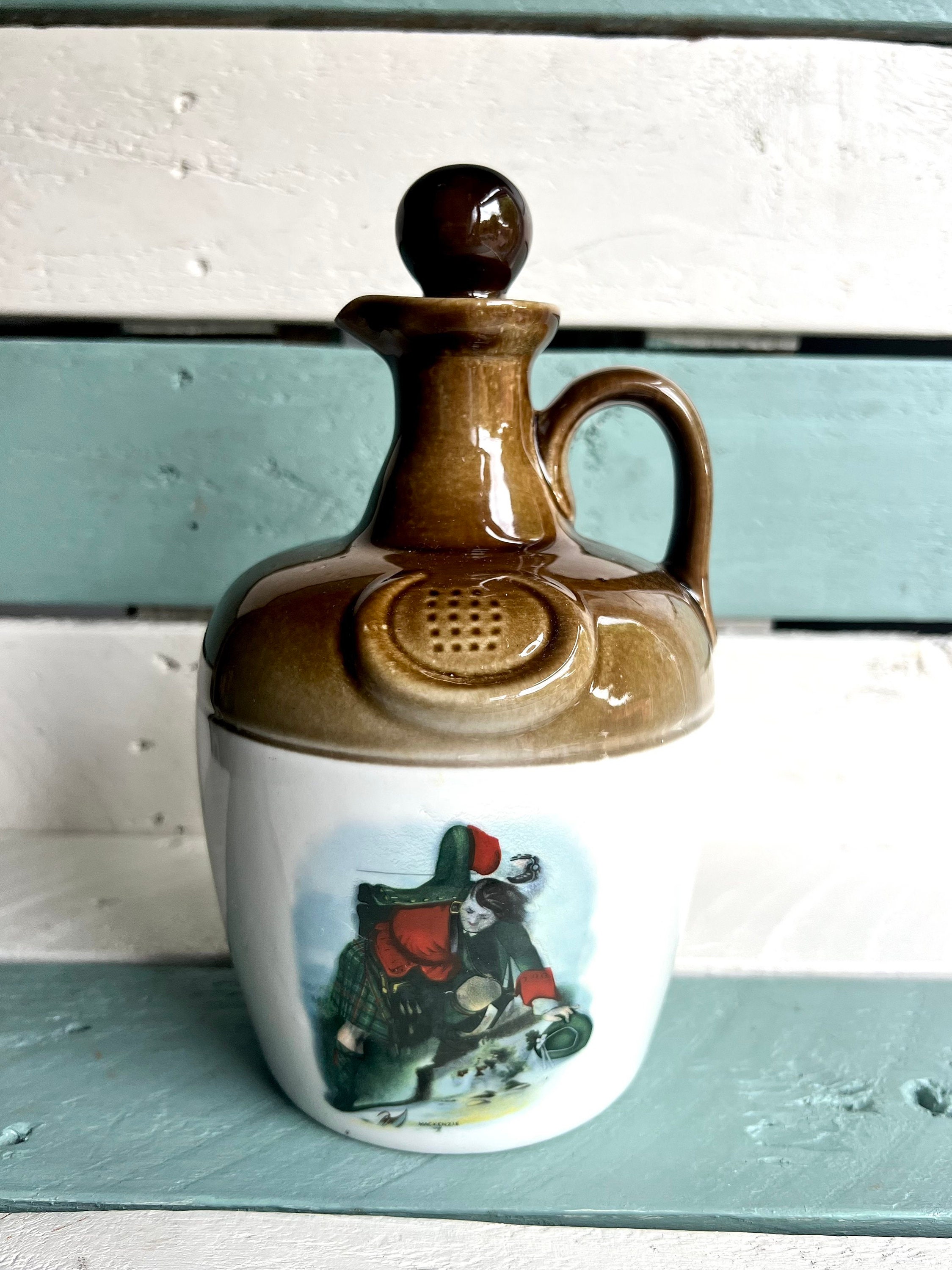 Vintage Scotch Whisky Flagon Decanter Montrose Potteries Scotland 1970s ...