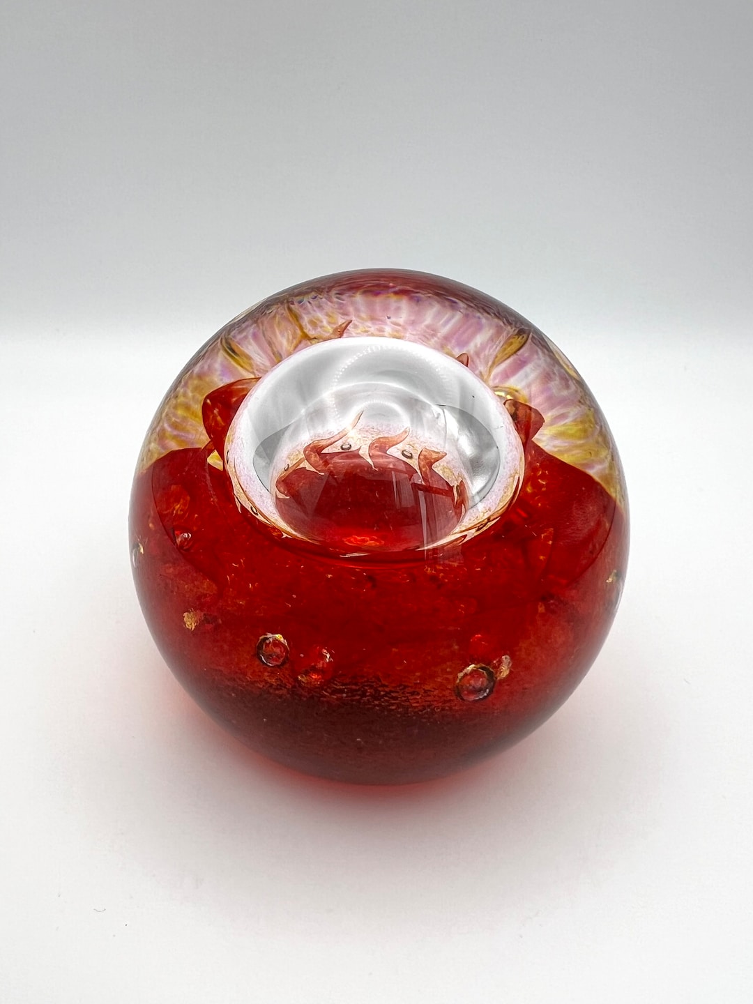 Vintage Caithness Signed Paperweight Hand Made in Scotland - Etsy