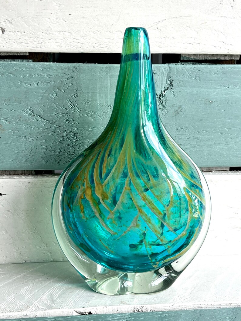 1970s Vintage Mdina Glass Large Vase Maltese Art Glass - Etsy