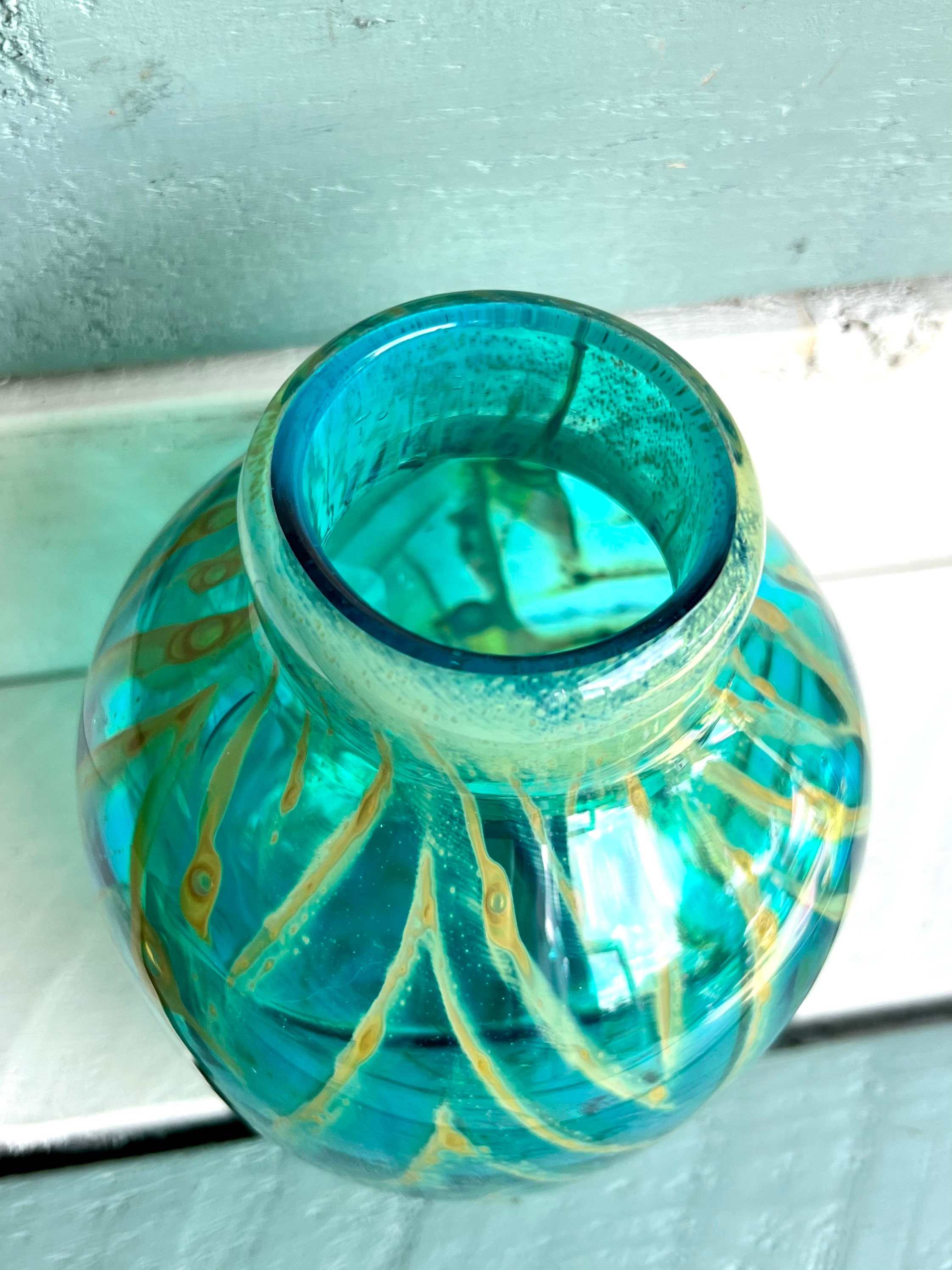 1970s Vintage Mdina Glass Vase Hand Blown Maltese Art Glass - Etsy