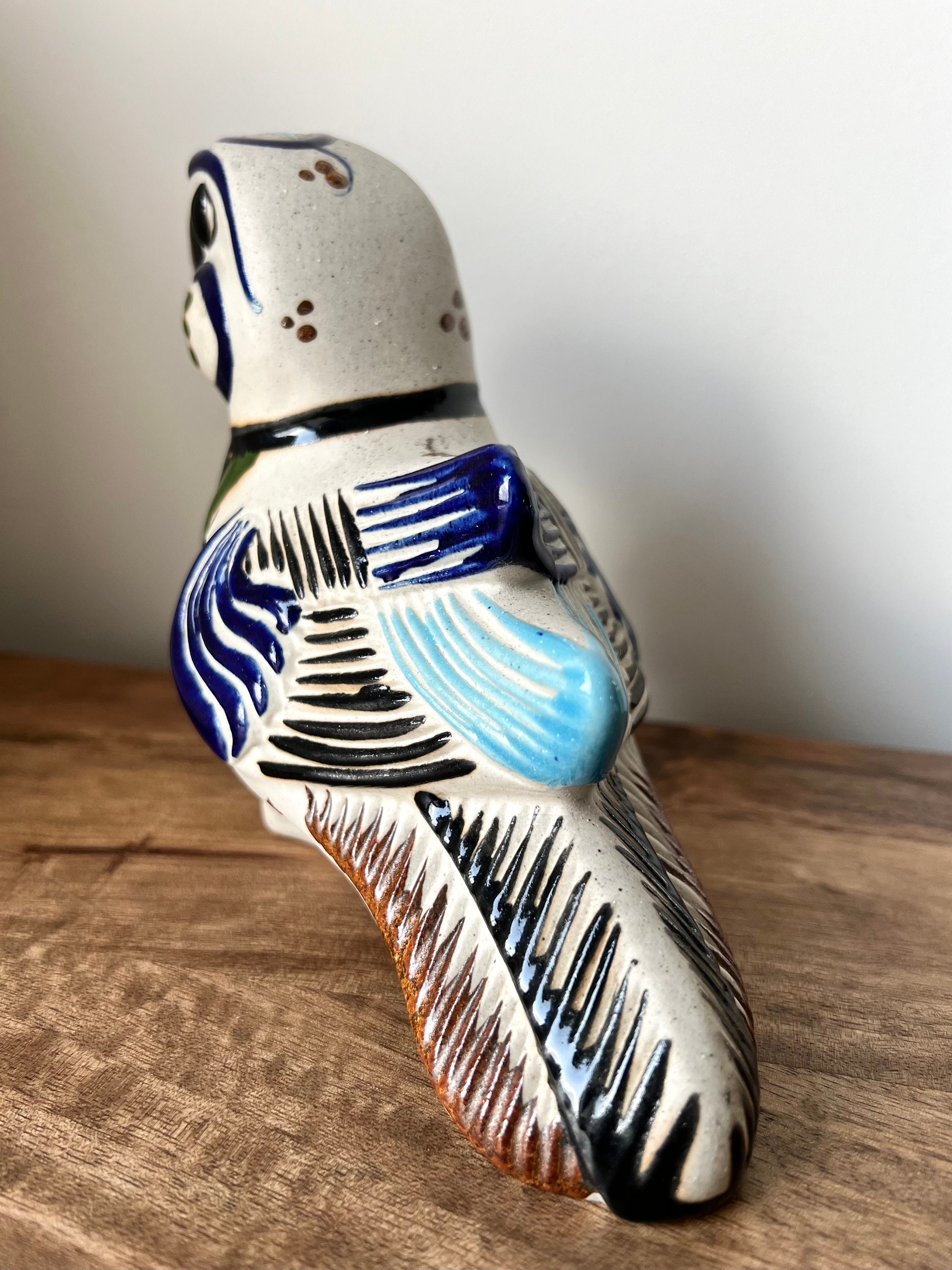 Vintage Vicman Signed Ceramic Parrot Mexican Art Pottery - Etsy