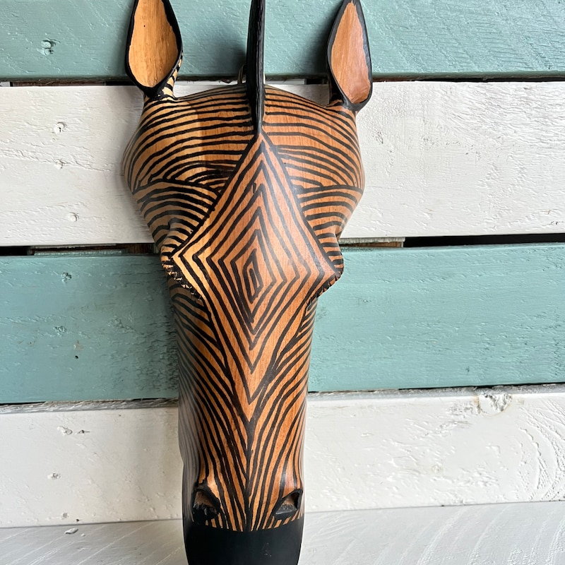 Zebra Mask - Etsy
