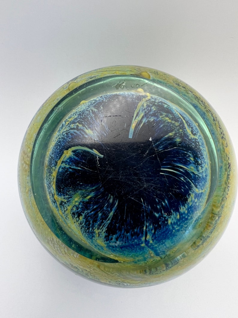 Vintage Mdina Glass Paperweight Collectible Glass Hand Blown Glass - Etsy