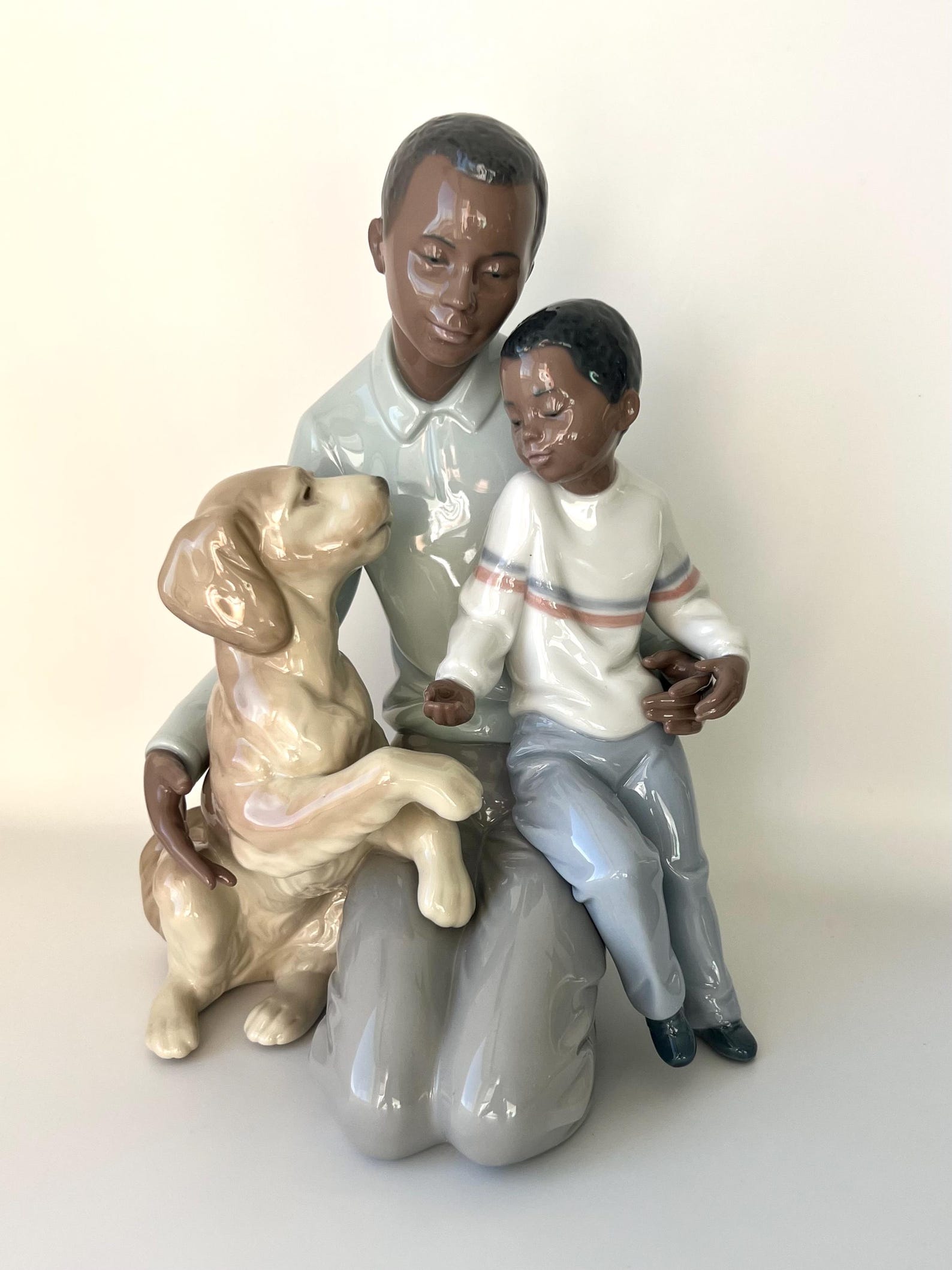 Brand New Lladro Porcelain Sculpture A Moment to Remember #6815 Black ...