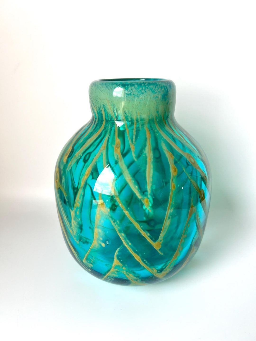 1970s Vintage Mdina Glass Vase Hand Blown Maltese Art Glass - Etsy