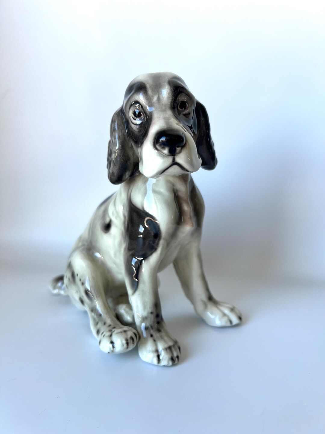 Vintage Royal Belvedere Vienna Porcelain Springer Spaniel Made in ...
