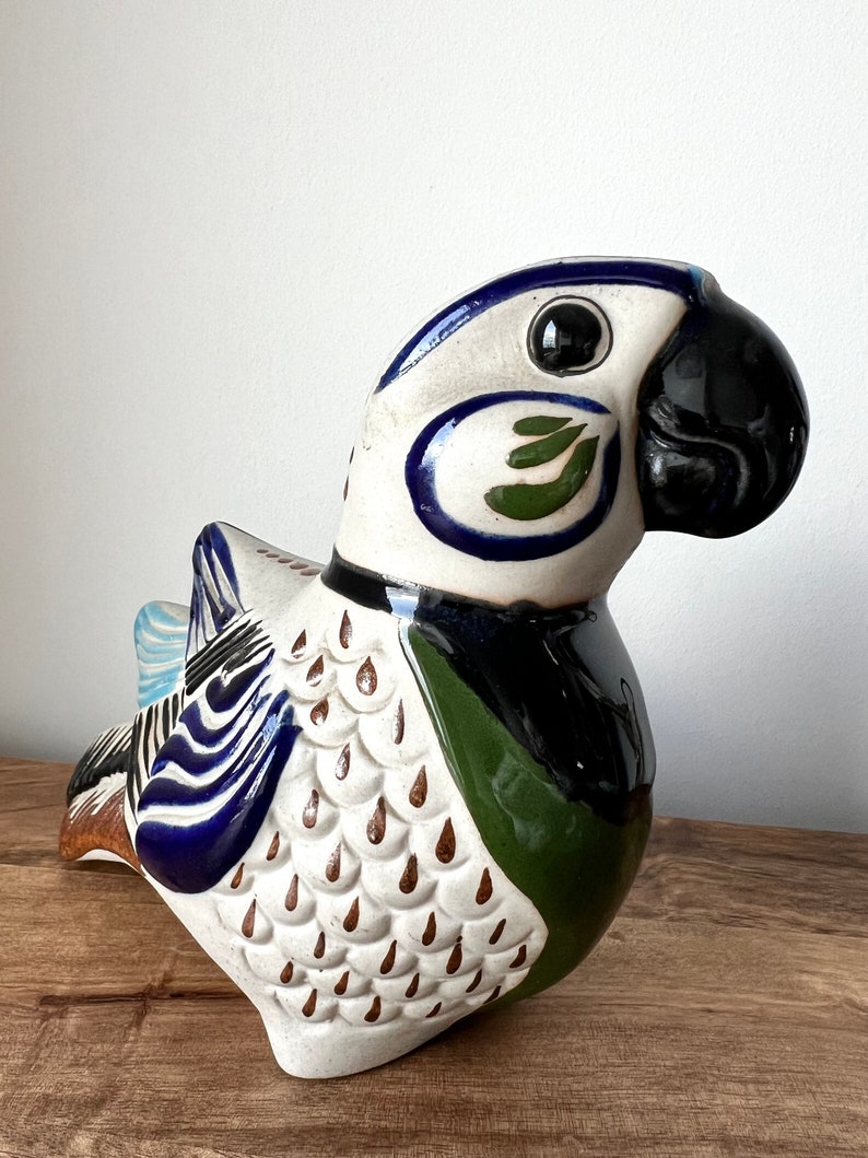 Vintage Vicman Signed Ceramic Parrot Mexican Art Pottery - Etsy