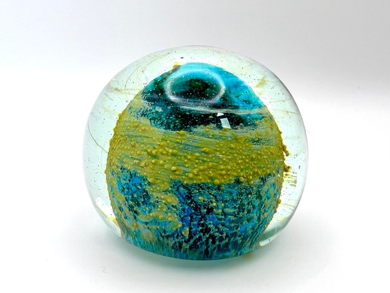 Vintage Mdina Paperweight Hand Blown Glass Maltese Glass - Etsy