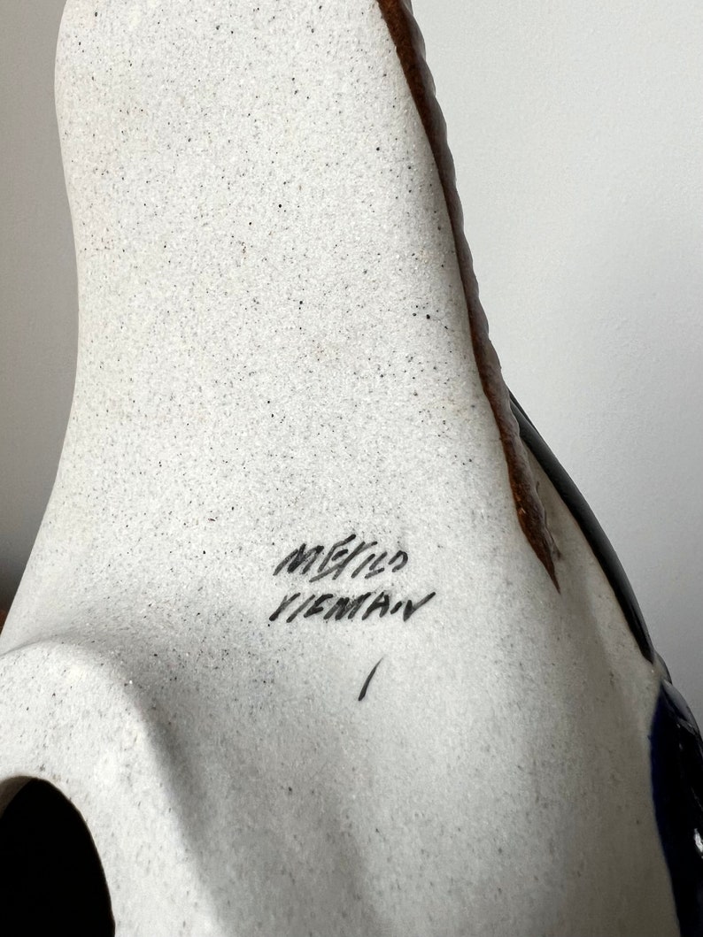 Vintage Vicman Signed Ceramic Parrot Mexican Art Pottery - Etsy