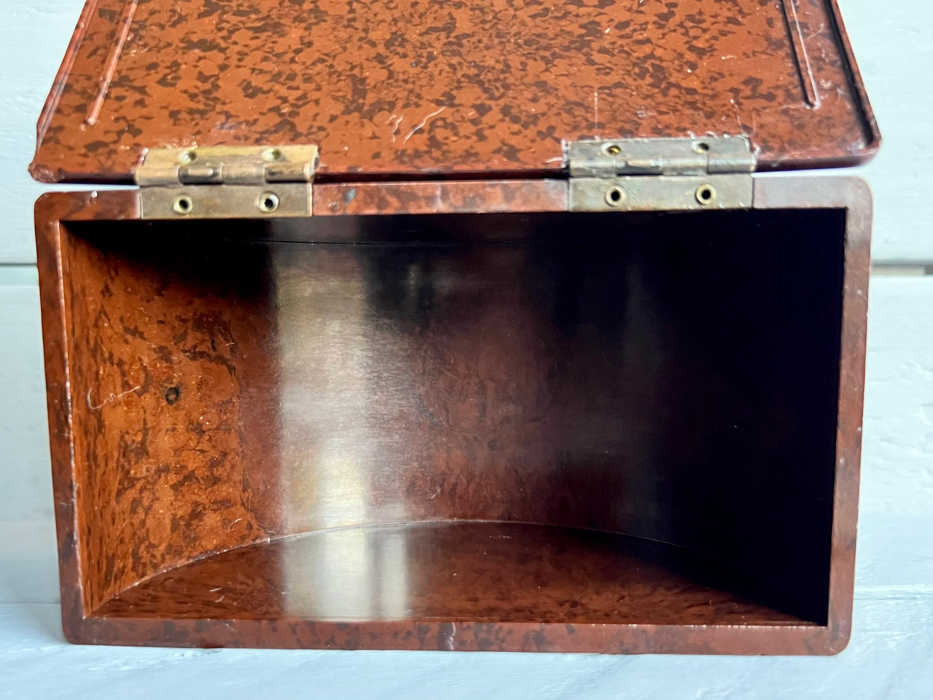 Vintage ‘teofani Cigarettes’ Bakelite Box Cigarette Dispenser Hinged ...