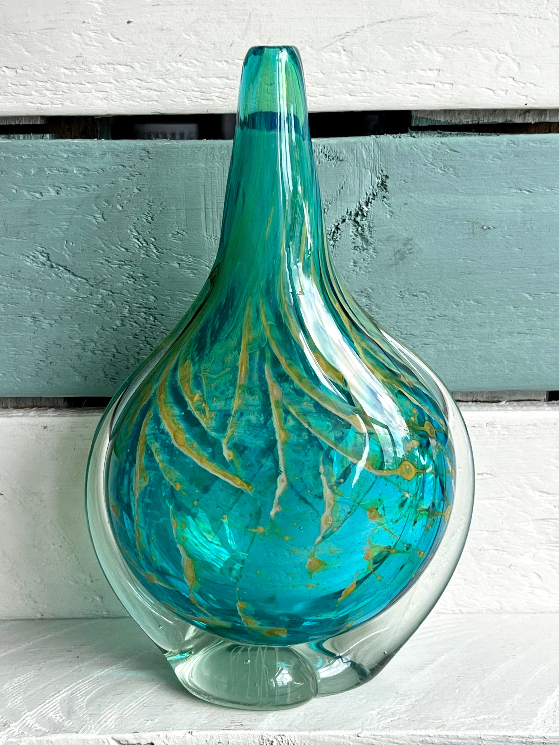 1970s Vintage Mdina Glass Large Vase Maltese Art Glass - Etsy