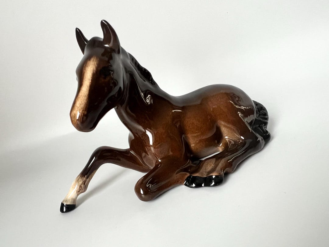Vintage Beswick 915 Horse Foal Figure Mint Condition - Etsy