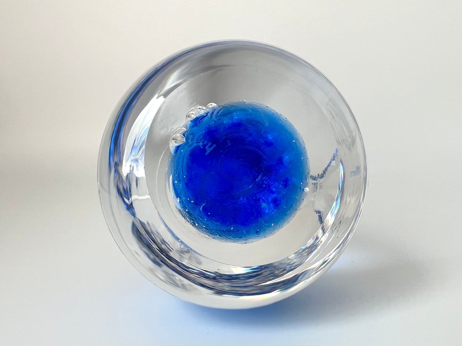 Royal Brierley Crystal Glass Paperweight Vintage Glass - Etsy