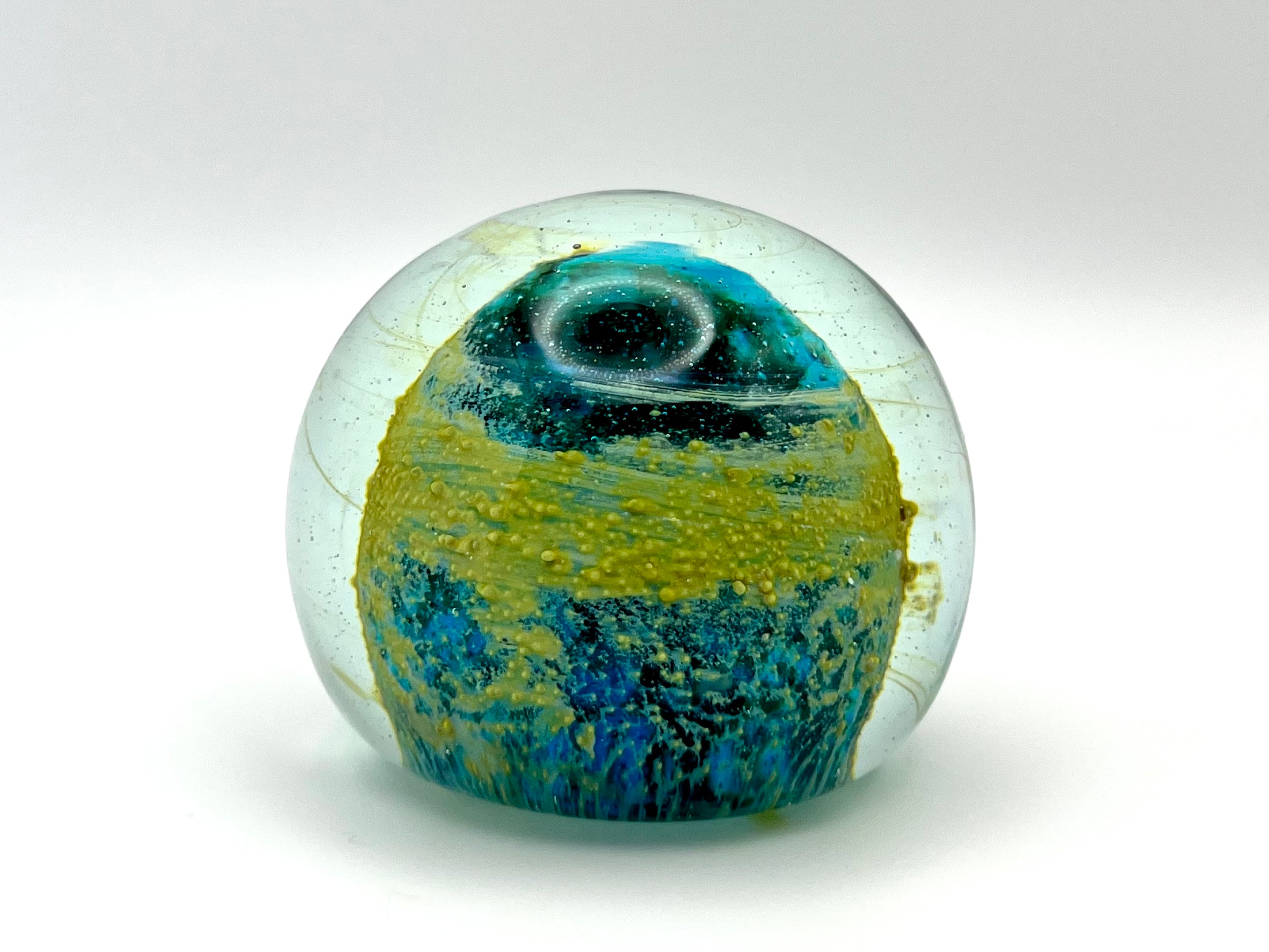 Vintage Mdina Paperweight Hand Blown Glass Maltese Glass - Etsy