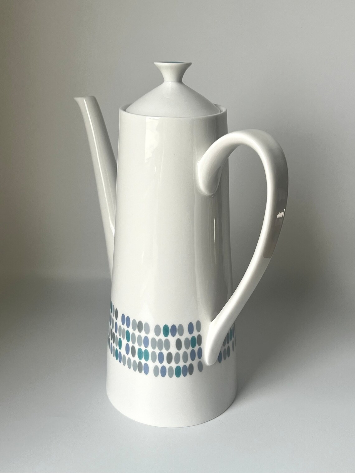Vintage Fine Bone China Coffee Pot Royal Tuscan by Wedgwood Raindrop - Etsy