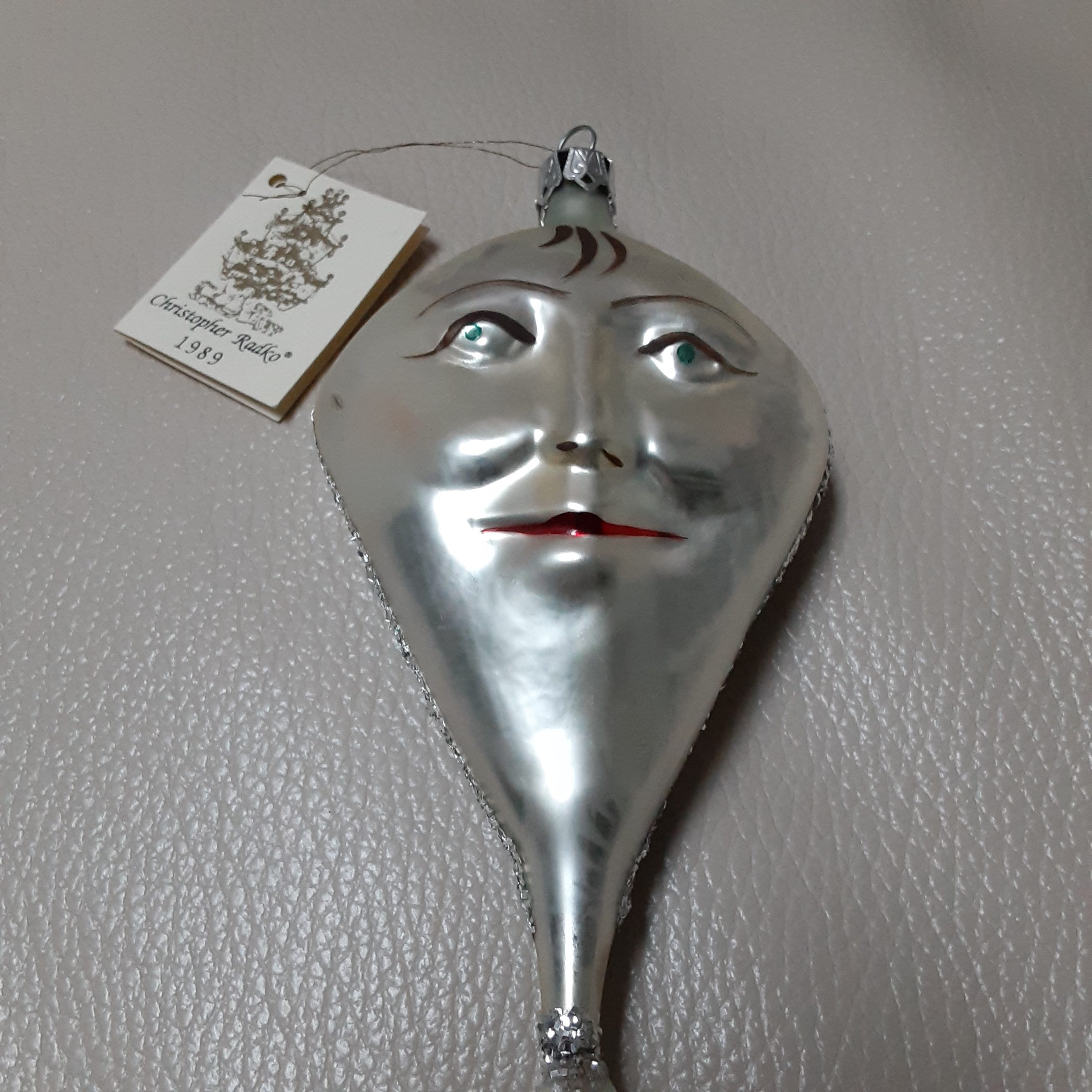 Christopher Radko 1989 Kite Face 89-064-0 W Tag and Box - Etsy