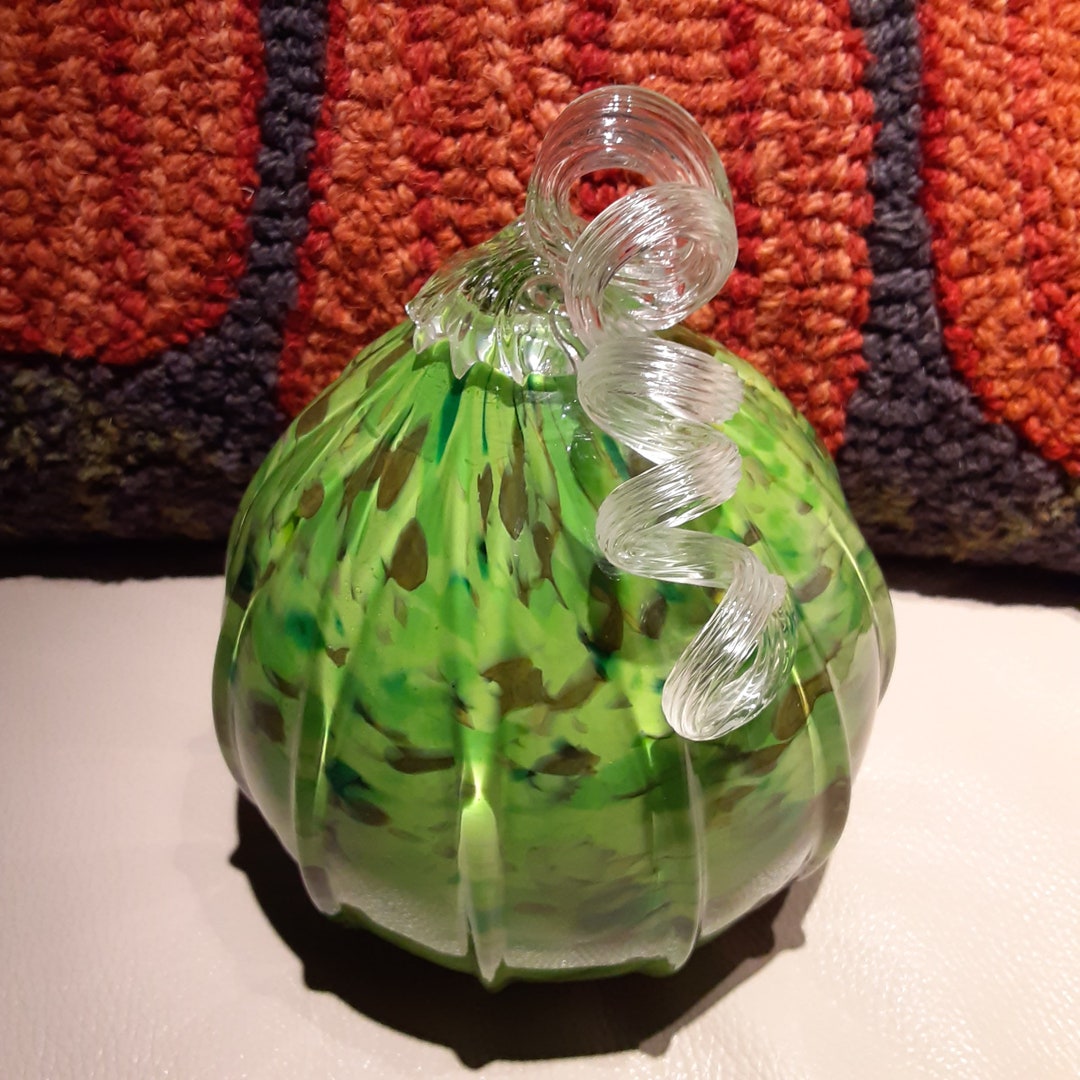 Art Glass Pumpkin - Etsy