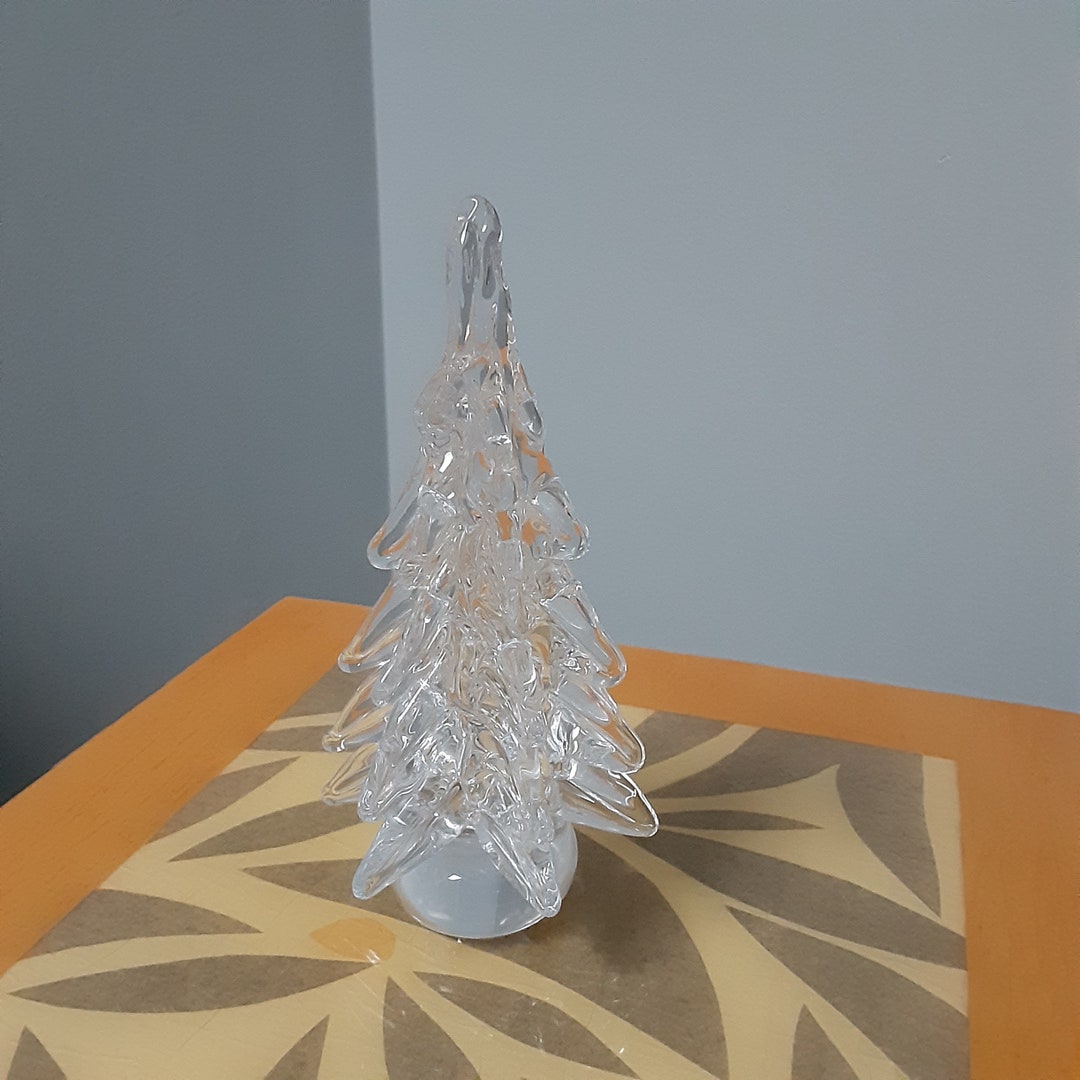 Vintage Clear Glass Christmas Tree (unbranded) - Etsy