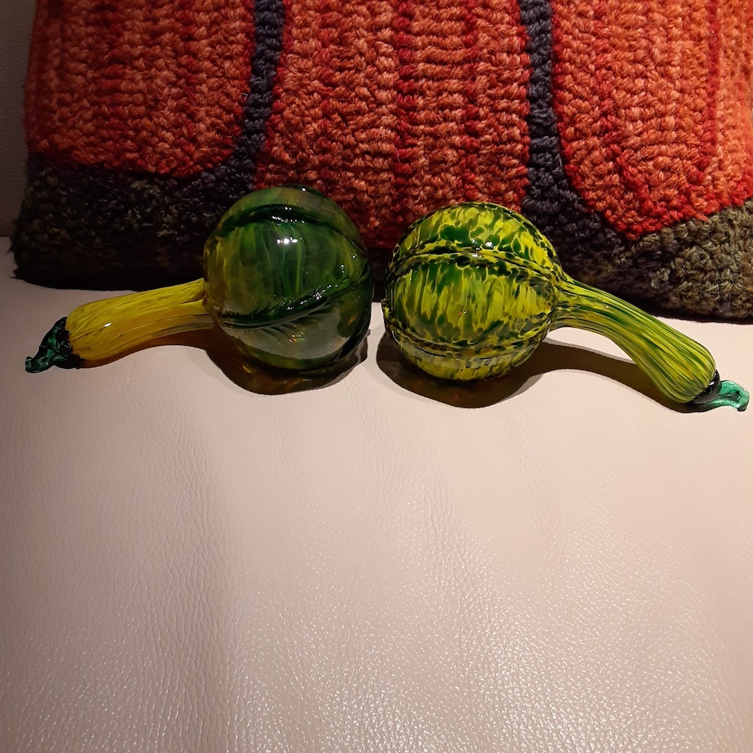 Art Glass Gourds (2) - Etsy