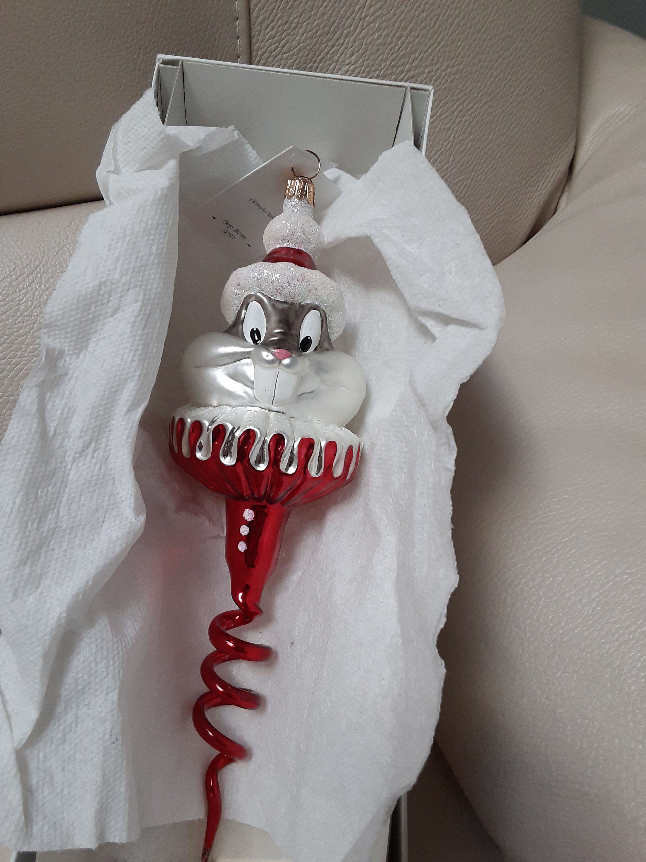 Christopher Radko 1998 "bugs Bunny Sprite" Limited Edition of 5,000 ...