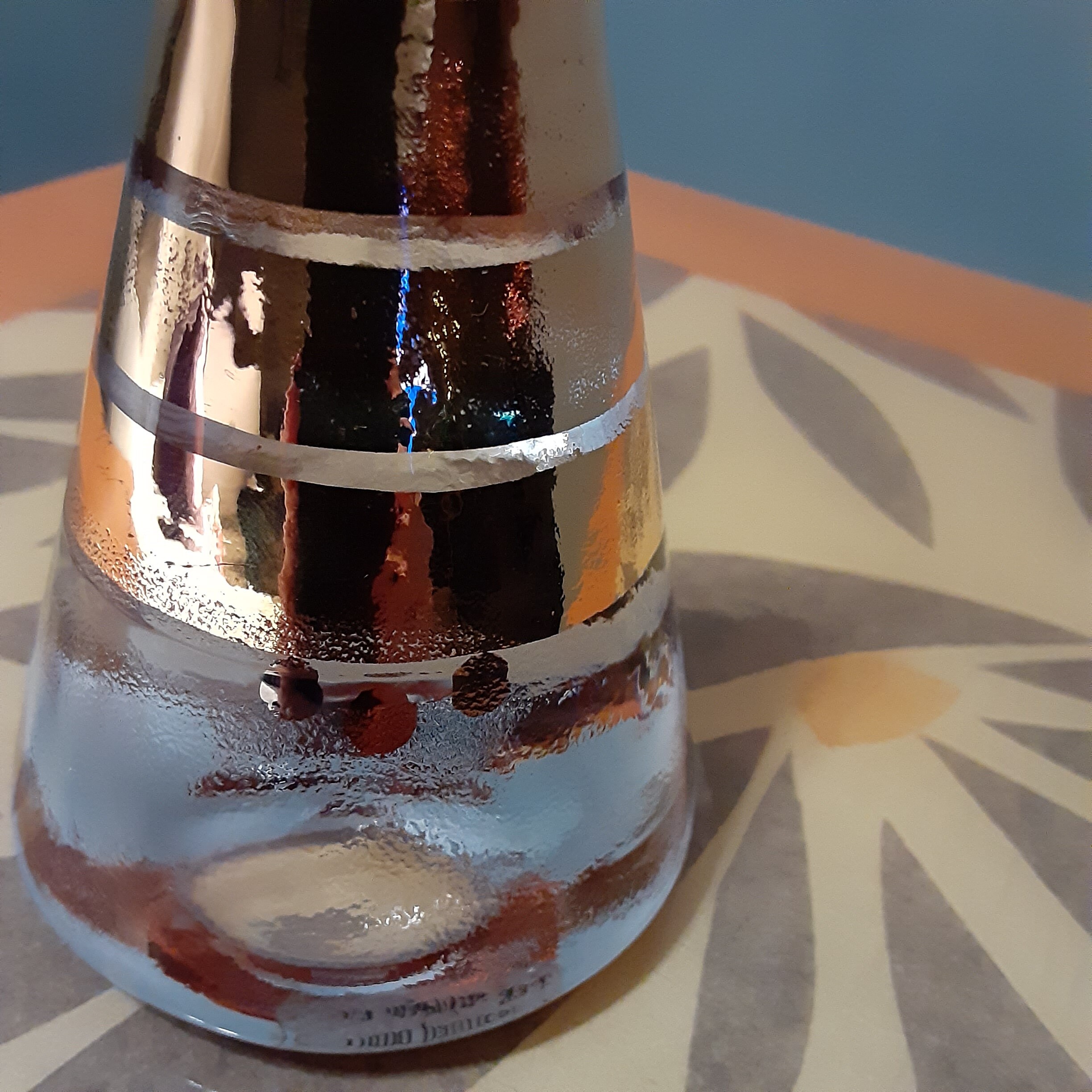 Kosta Boda noel Santa Gold Stripe Tree Designed by Anna Ehrner signed ...