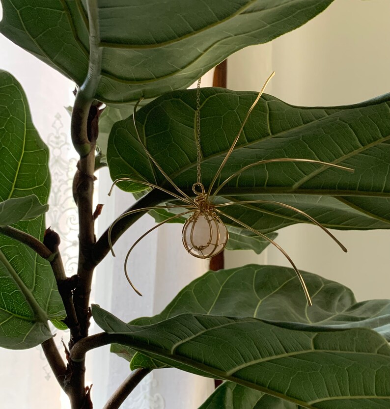 Amethyst Crystal Spider - Etsy