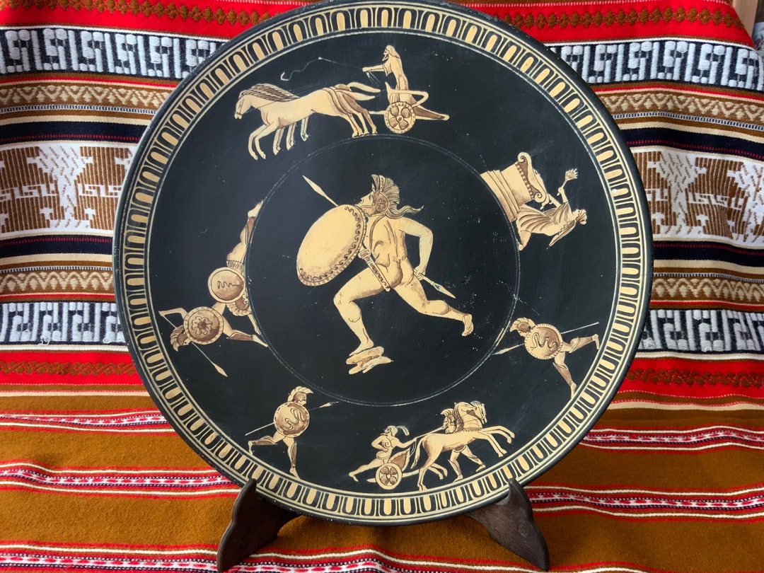 Ancient Greece Plate - Etsy