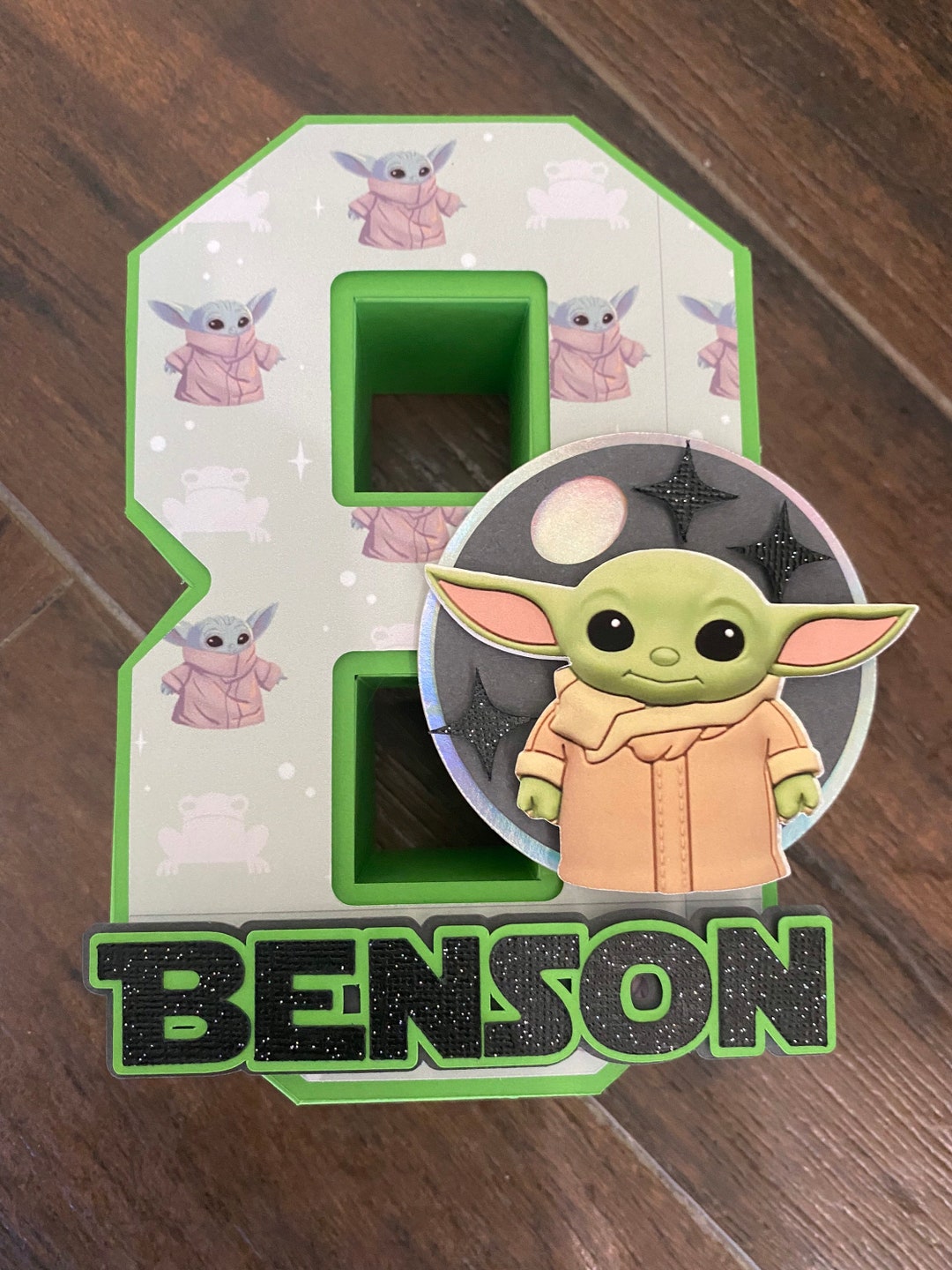 Baby Yoda 3d Letter/ Baby Yoda 3d Number/ Baby Yoda Party - Etsy