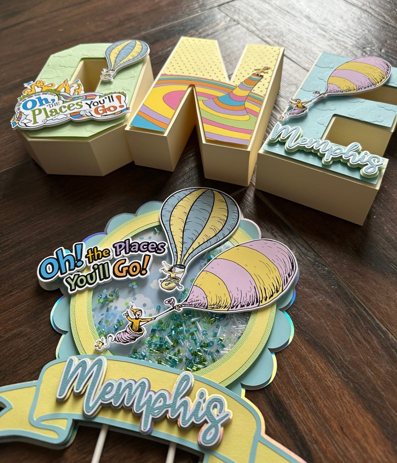 Hot Air Balloons/oh the Places Youll Go Inspired/seuss - Etsy