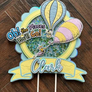 Hot Air Balloons/oh the Places You’ll Go Inspired/seuss Inspired 3d ...