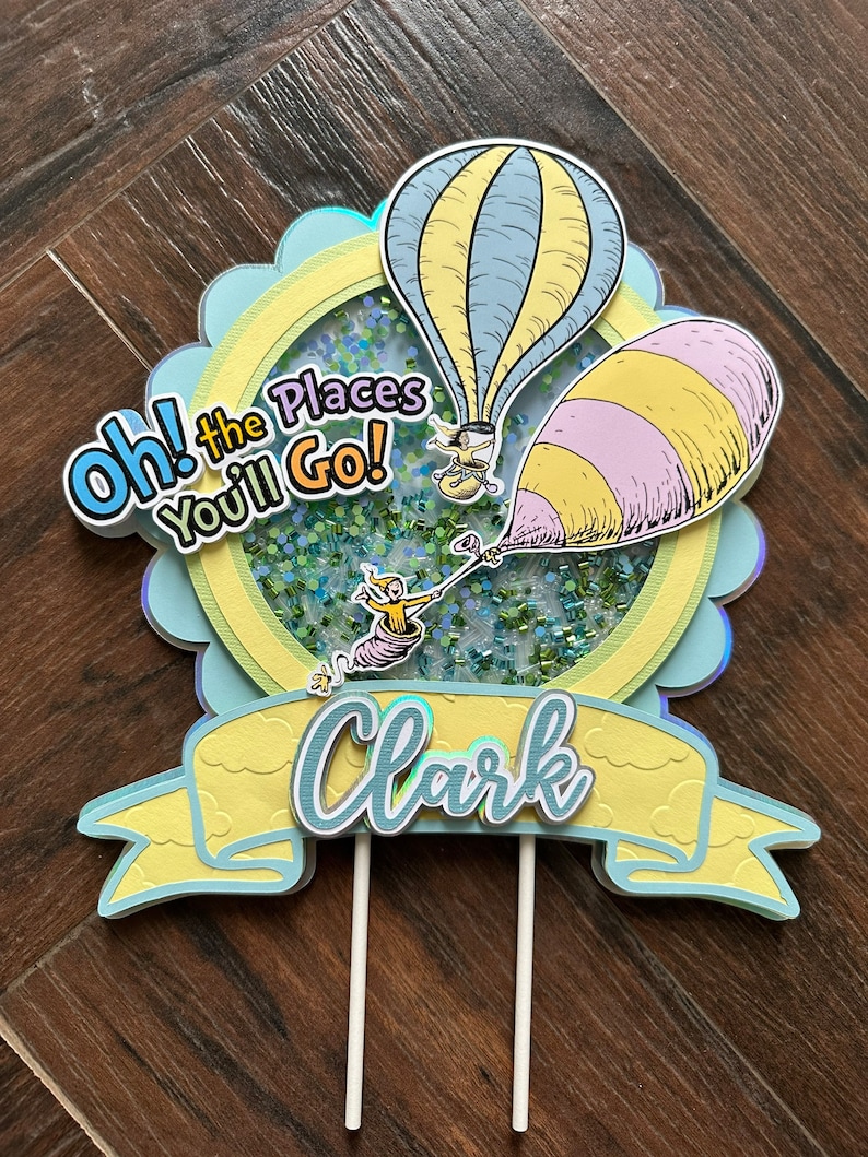 Hot Air Balloons/oh the Places Youll Go Inspired/seuss - Etsy